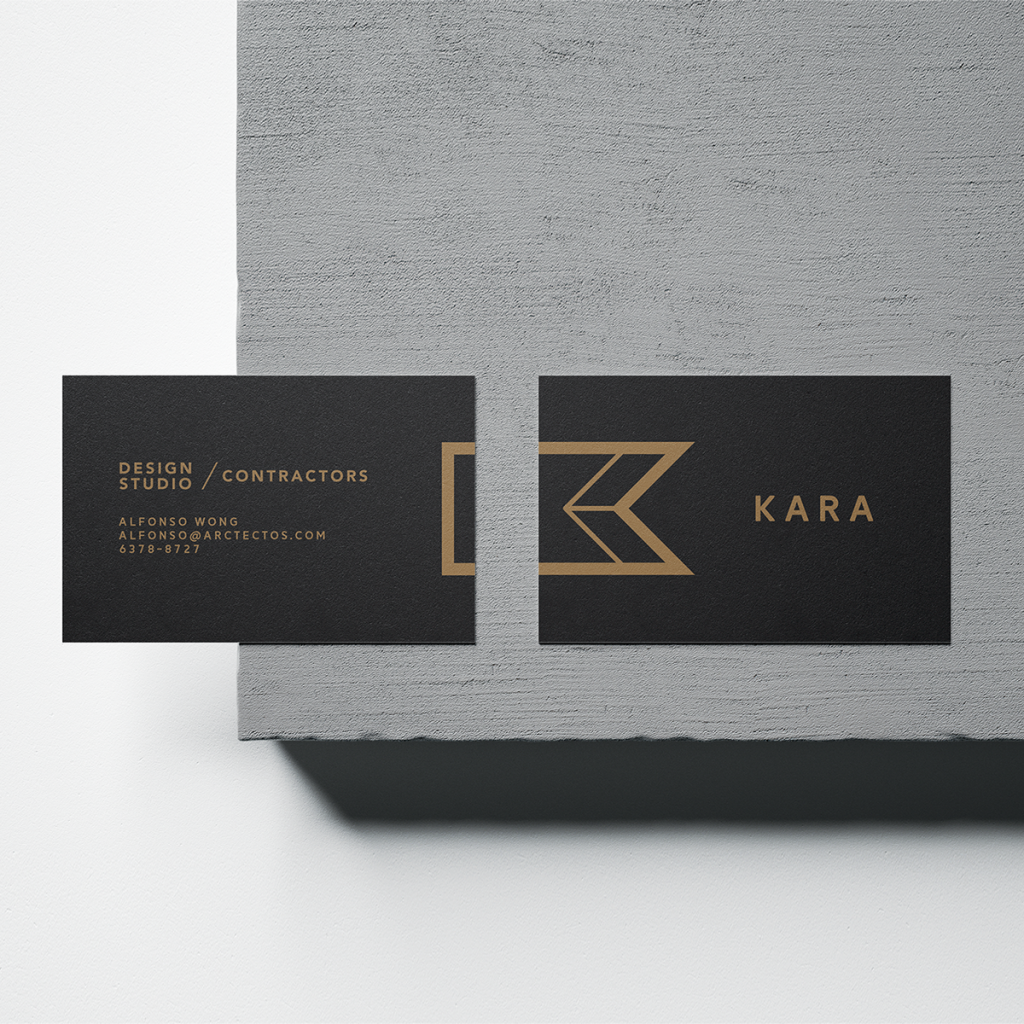 Visual identity for Kara Design Studio y Kara Contractors - Kiosco Creativo